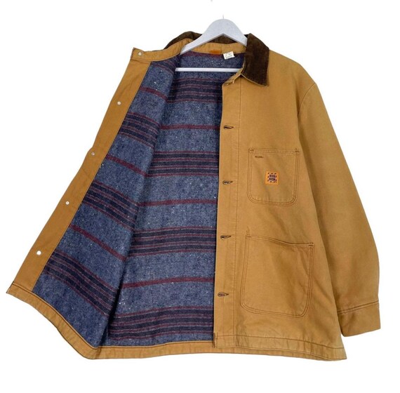 Pick!! Vintage Big Ben Barn Chore Worker Blanket Jack… - Gem