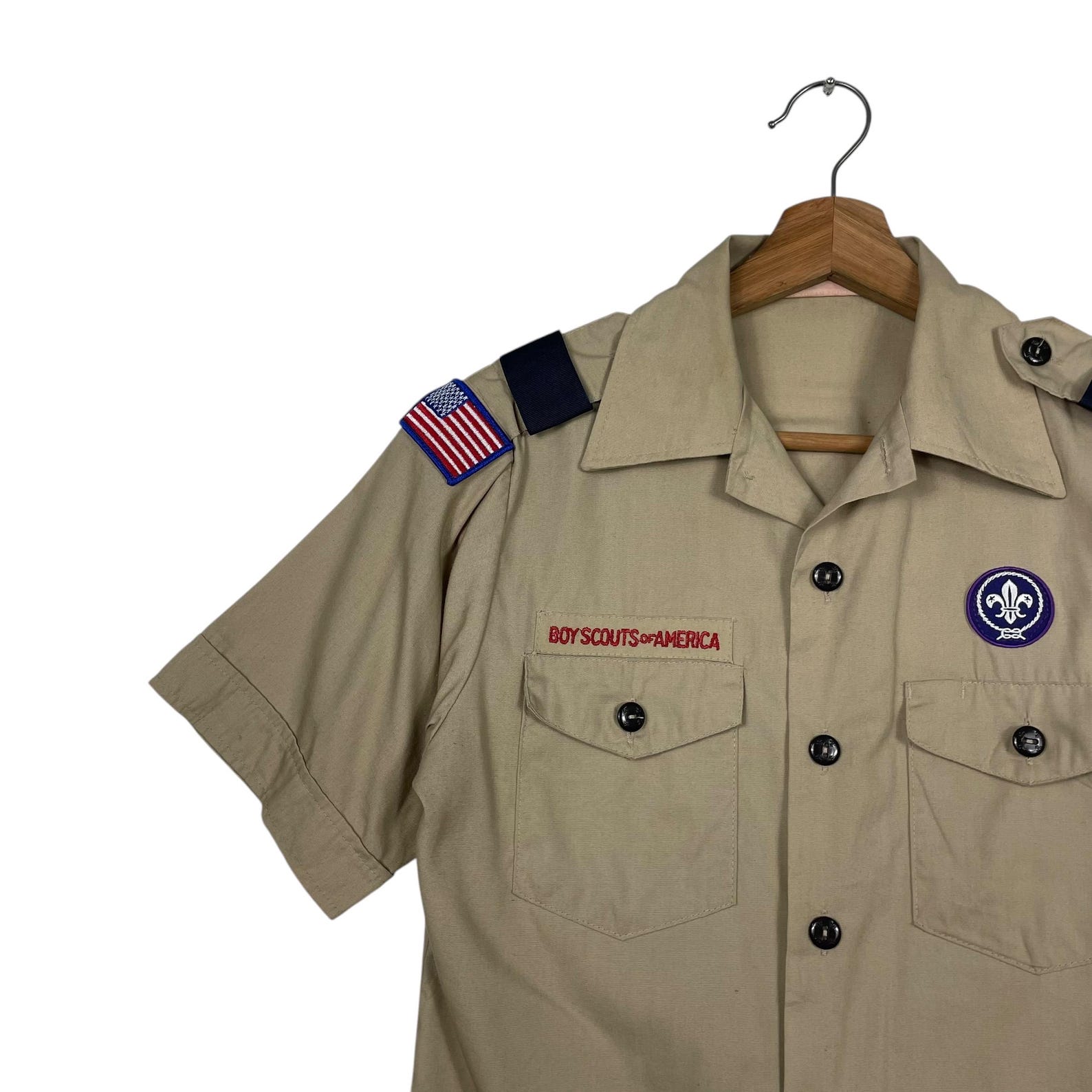 90s American Boy Scout Uniform Shirt Made in Usa Size Medium - Etsy