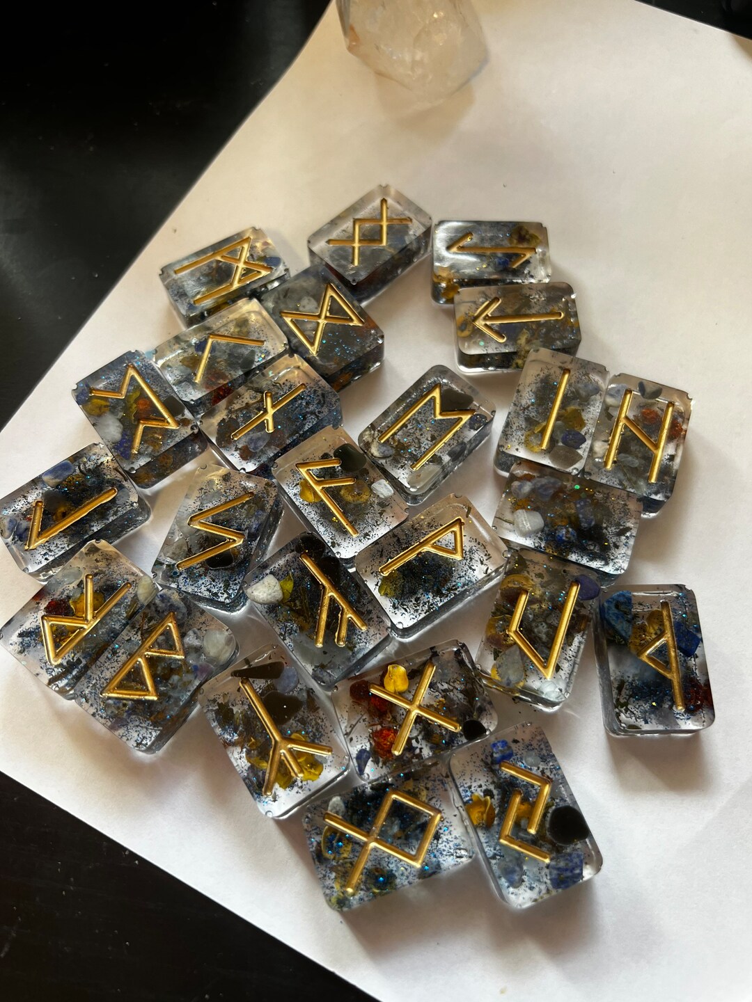 Resin Rune Set - Etsy
