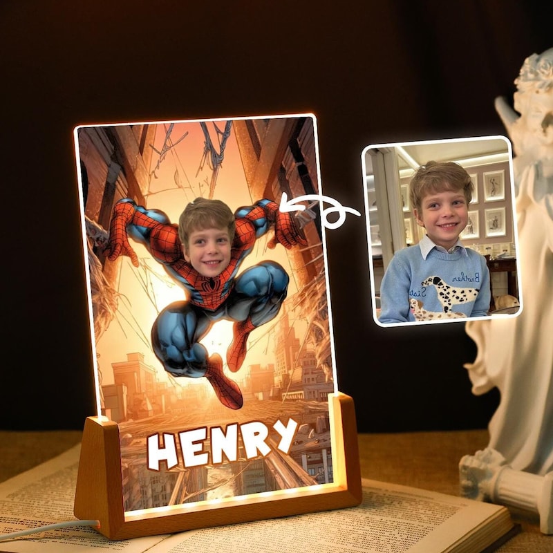 Superhero Nightlight - Etsy