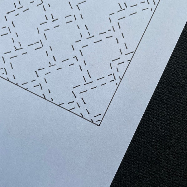 Japanese Sashiko Panels - Etsy