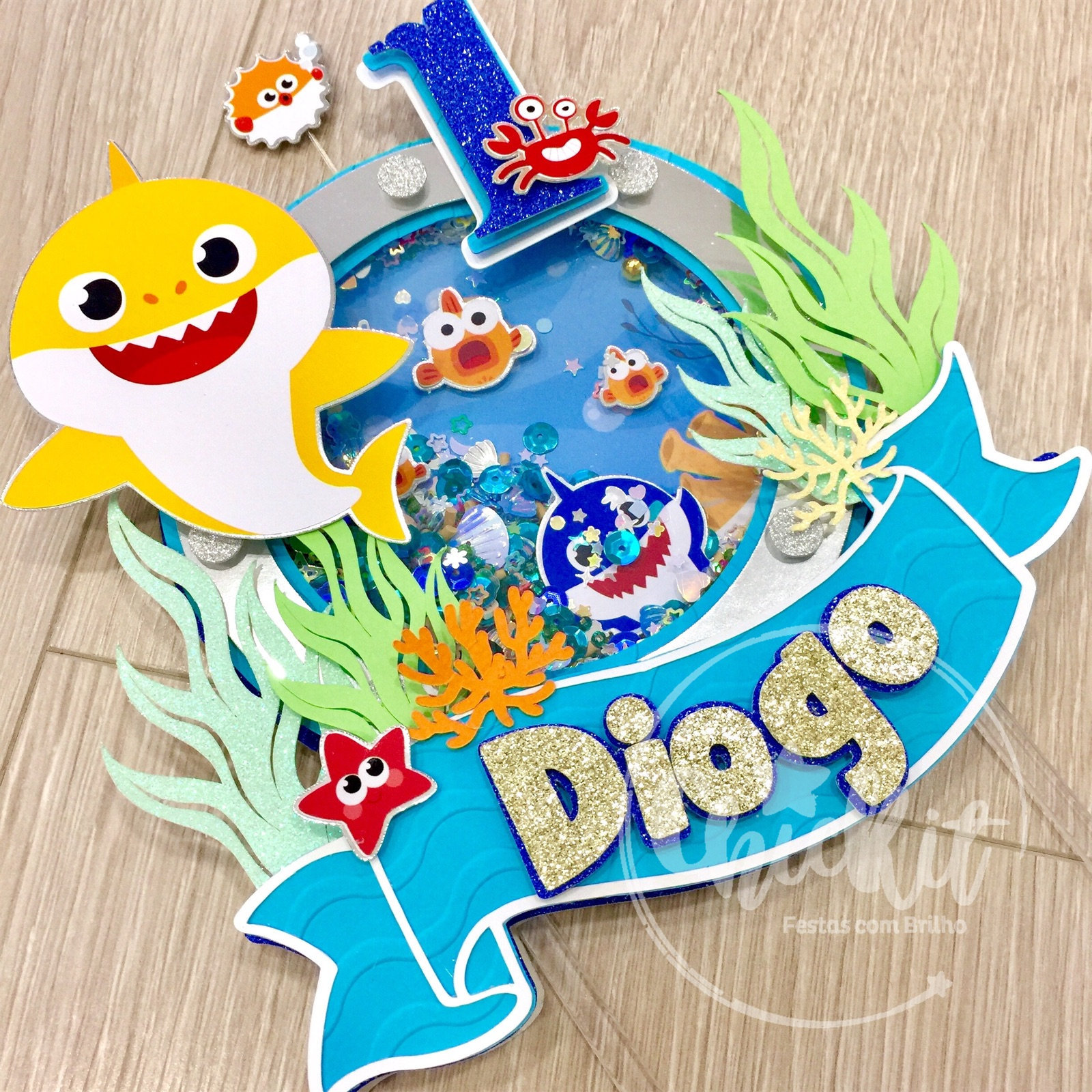 Baby Shark Cake Topper - Etsy