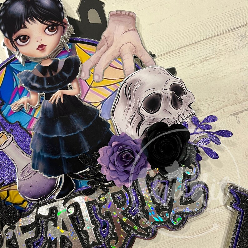 Wednesday Cake Topper - Etsy