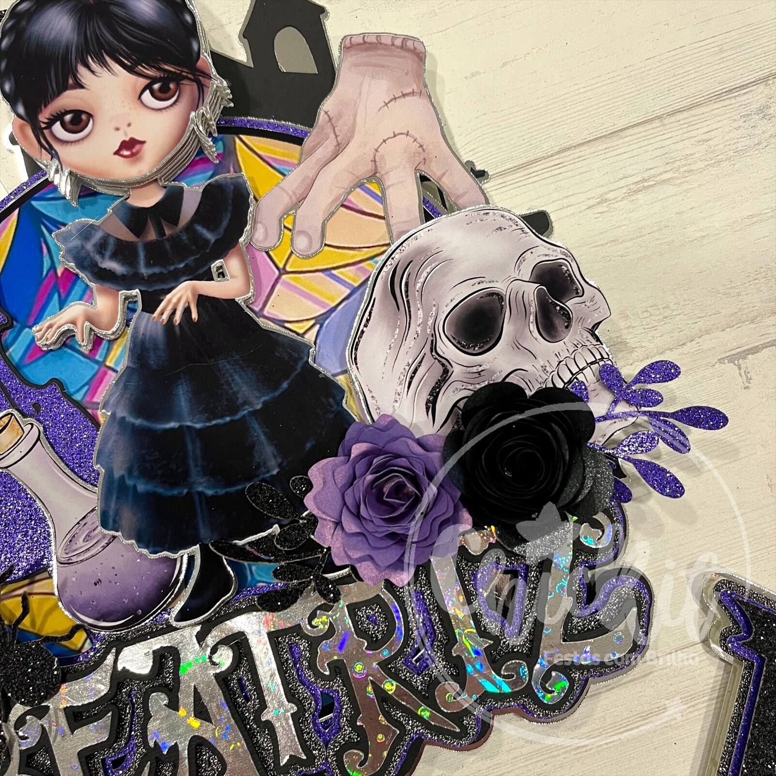 Wednesday Cake Topper - Etsy