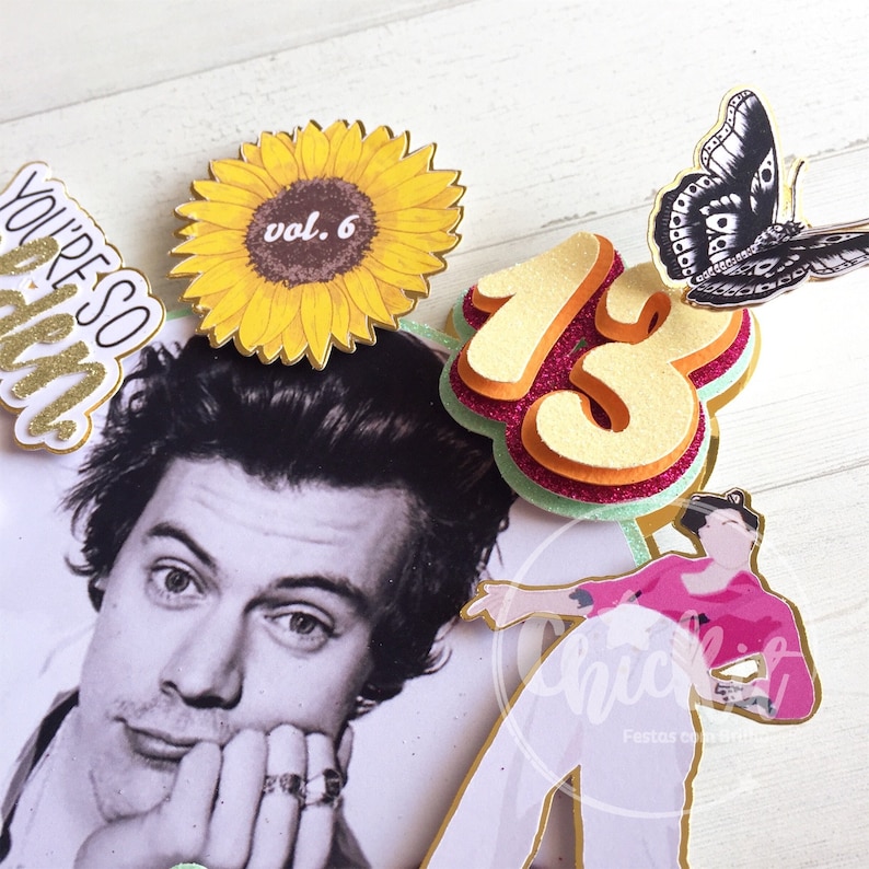 Harry Styles Cake Topper - Etsy