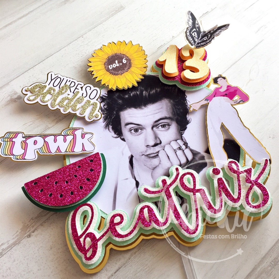 Harry Styles Cake Topper - Etsy