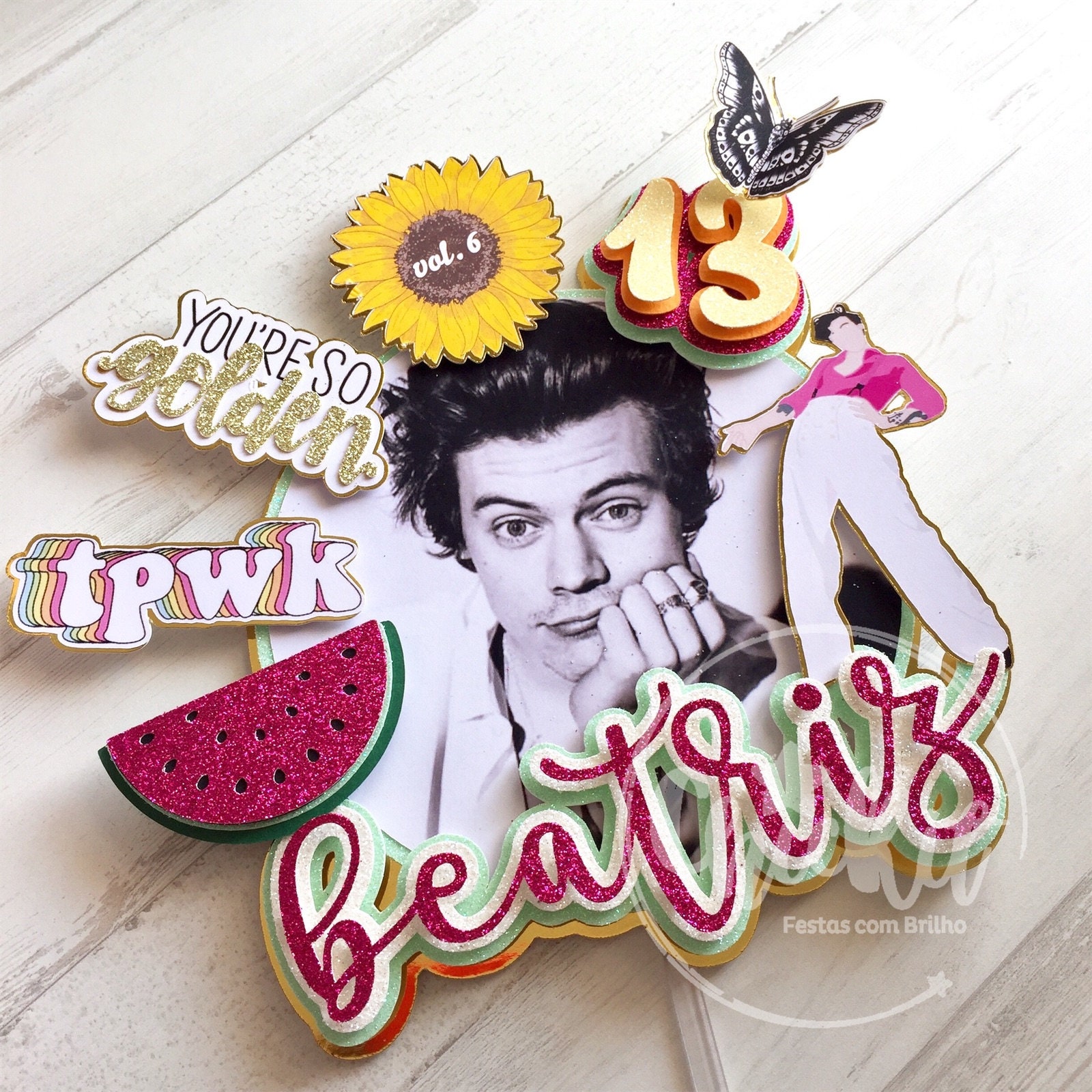 Harry Styles Cake Topper - Etsy