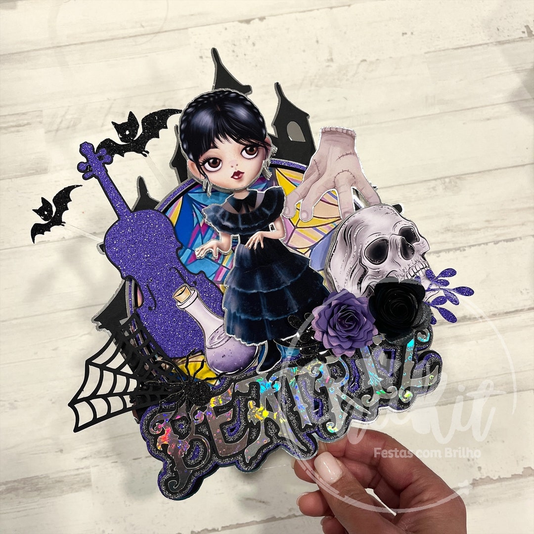 Wednesday Cake Topper - Etsy