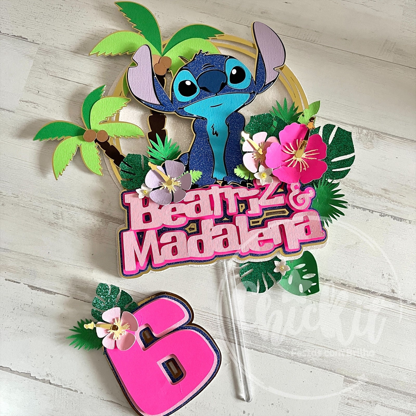 STITCH CAKE TOPPER / Stitch Cake Decoration / Stitch Topper / Stitch ...