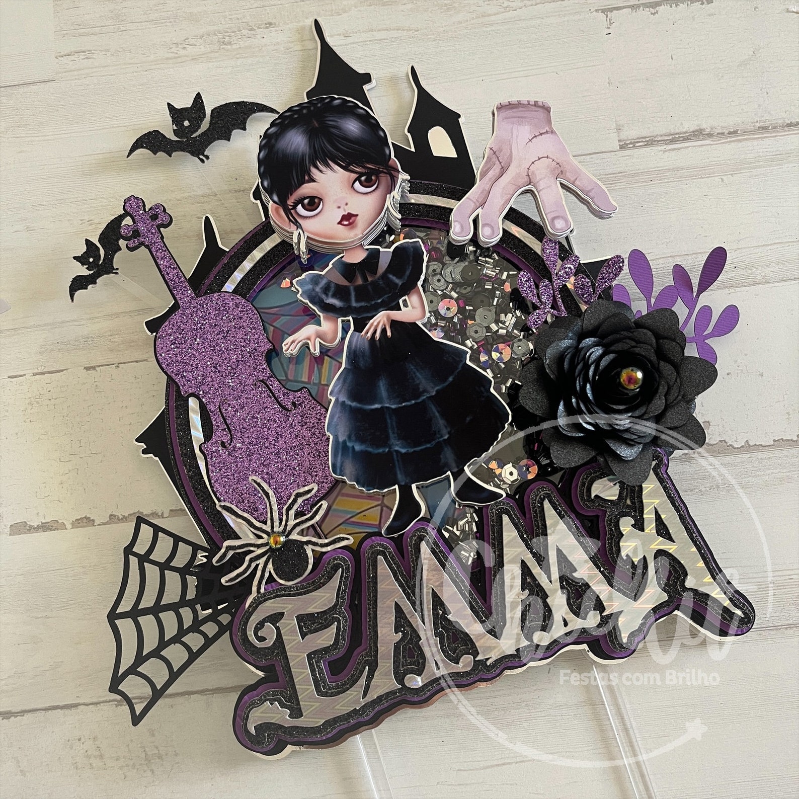 Wednesday Cake Topper - Etsy
