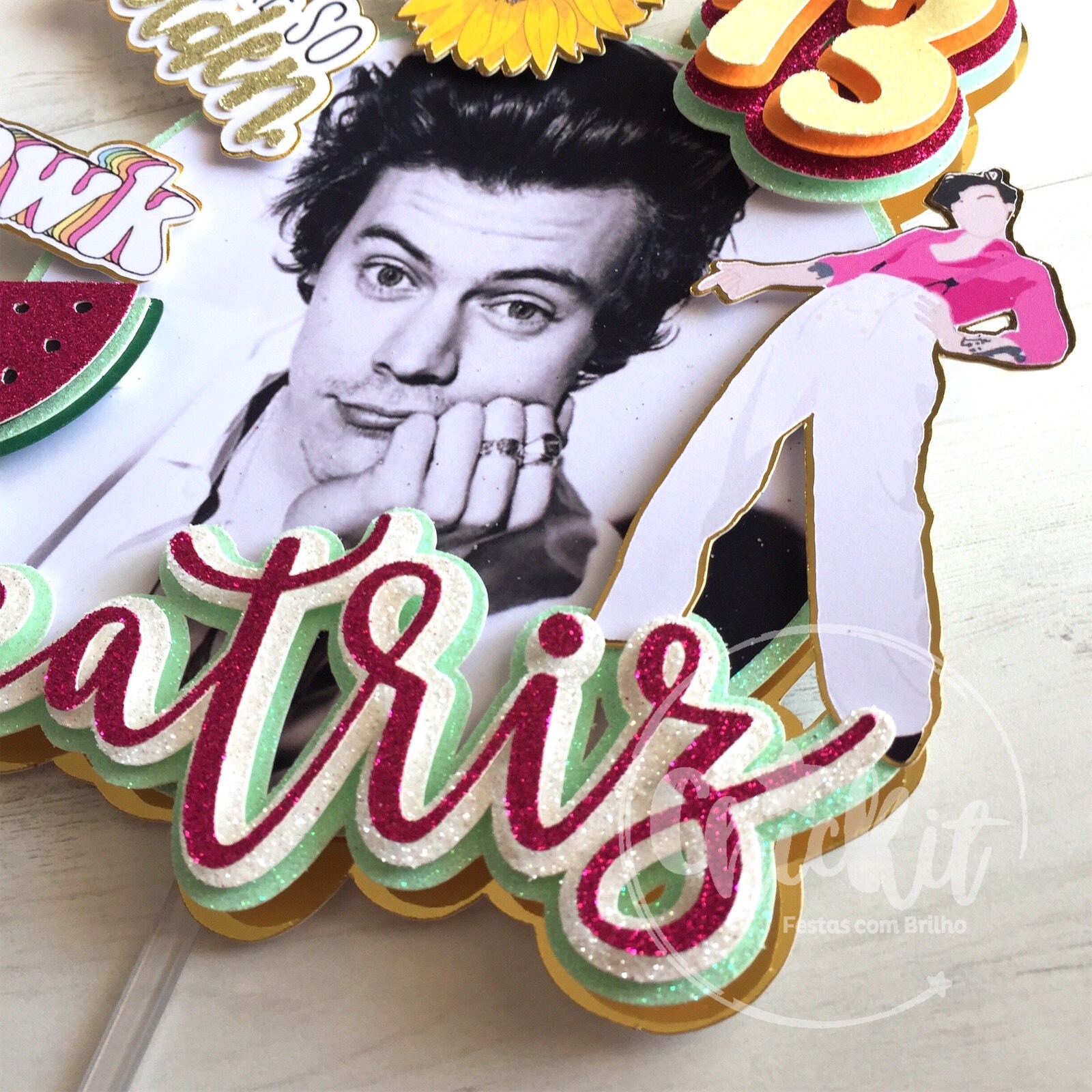 Harry Styles Cake Topper - Etsy