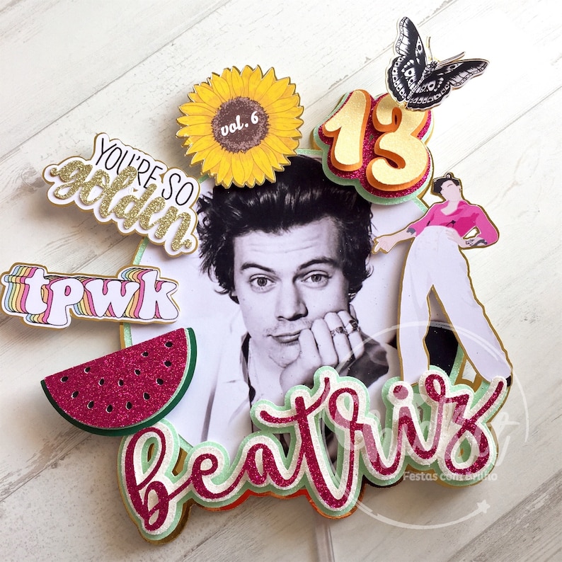 Harry Styles Cake Topper - Etsy