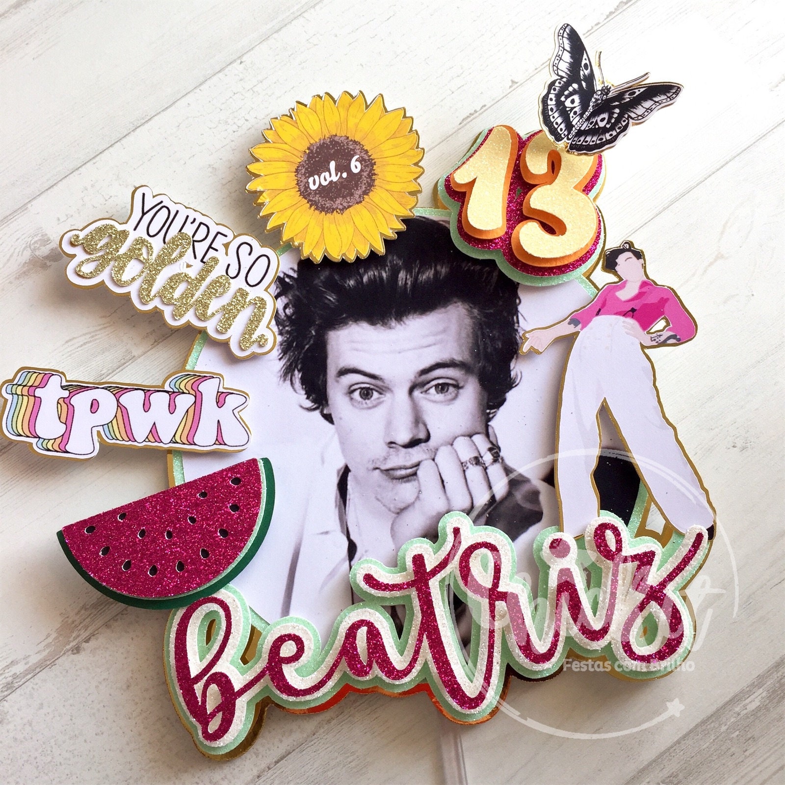 Harry Styles Cake Topper - Etsy