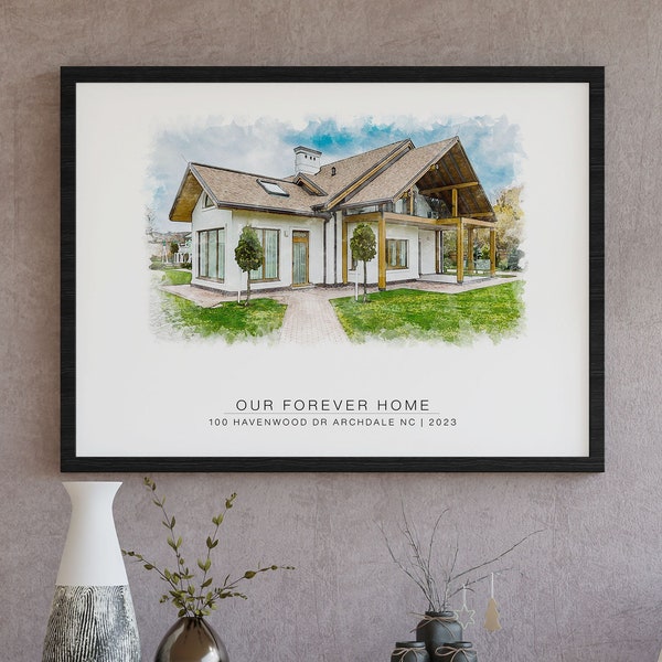 Home Portrait - Etsy