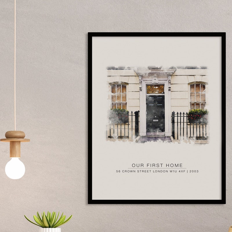 Custom House Portrait - Etsy