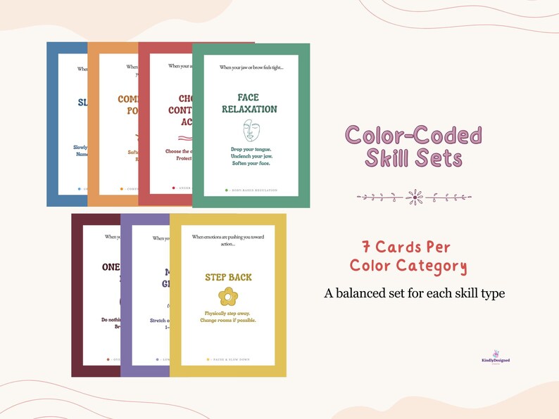 49 Grounding Cards for Anxiety PDF | Dbt-inspired Coping Tools ...