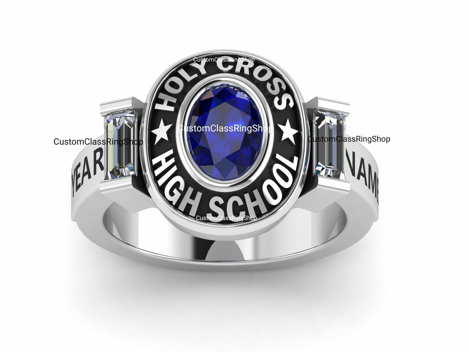 Class Rings University Ring for Women College, High School Class Ring ...