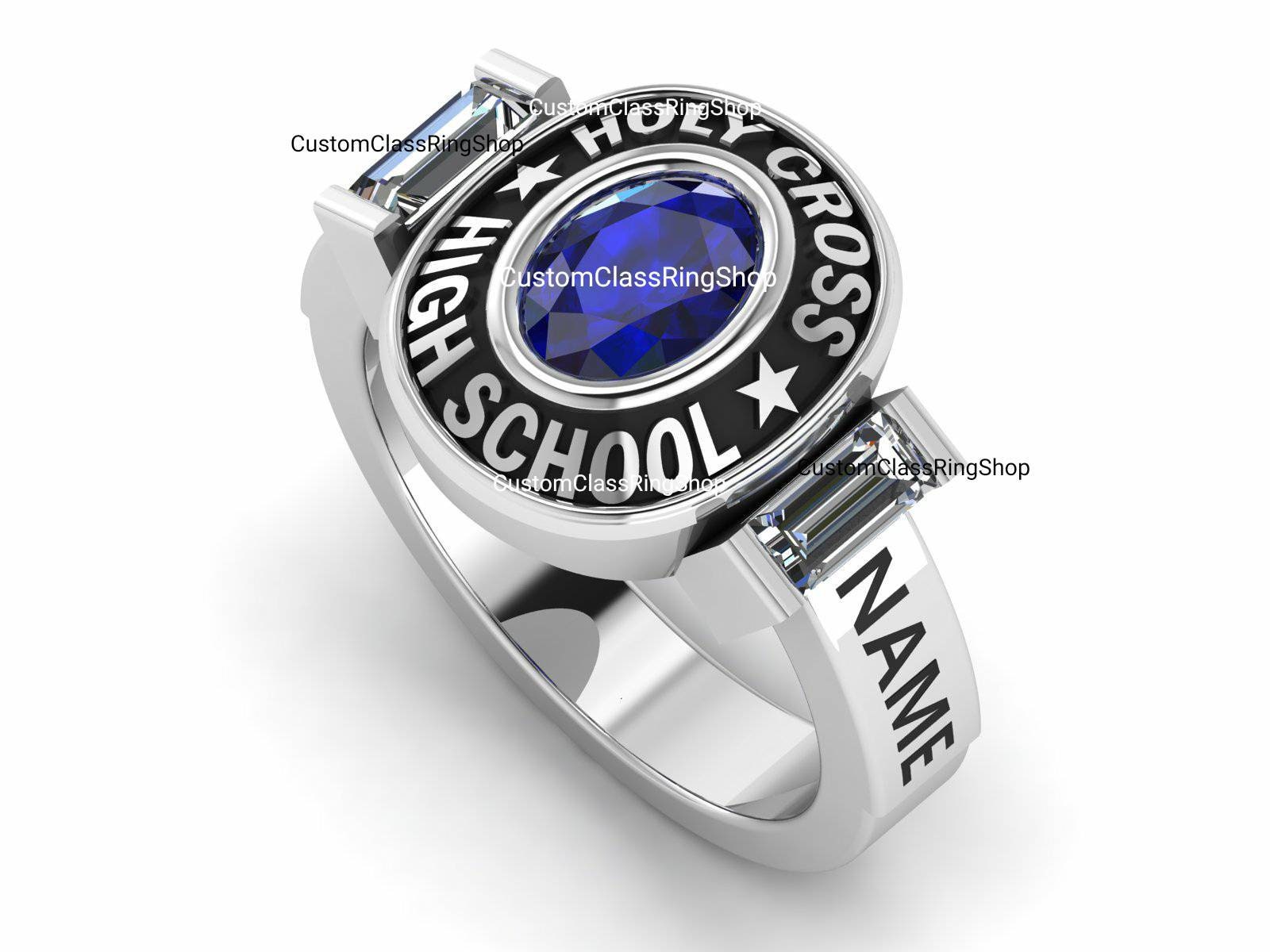 Class Rings University Ring for Women College, High School Class Ring ...