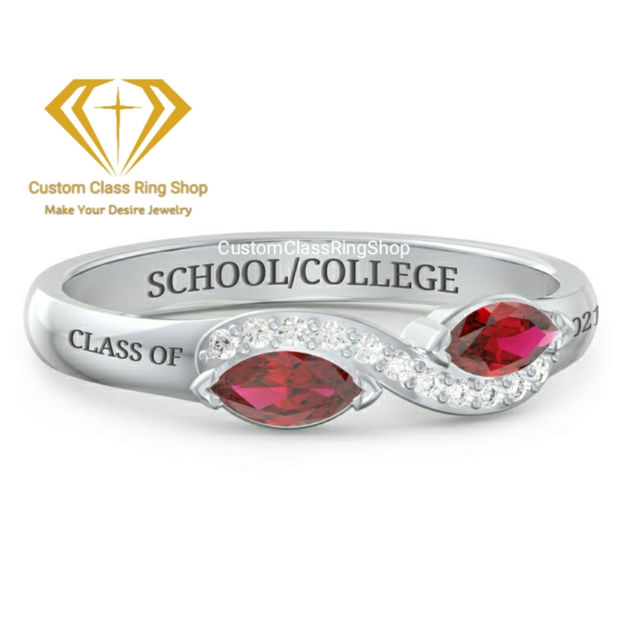 Class Ring College Ring University Ring High School Ring - Etsy