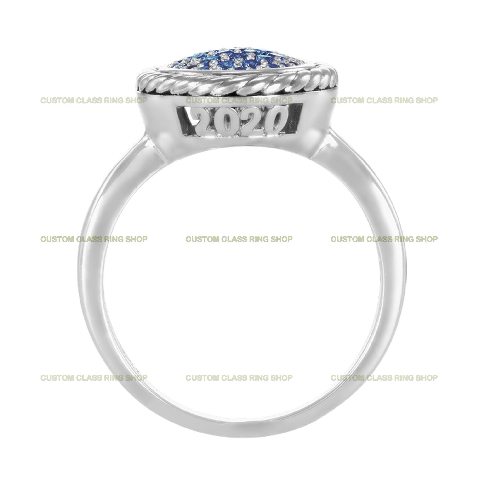 Personalized High School Class Ring - University Collection for Her ...