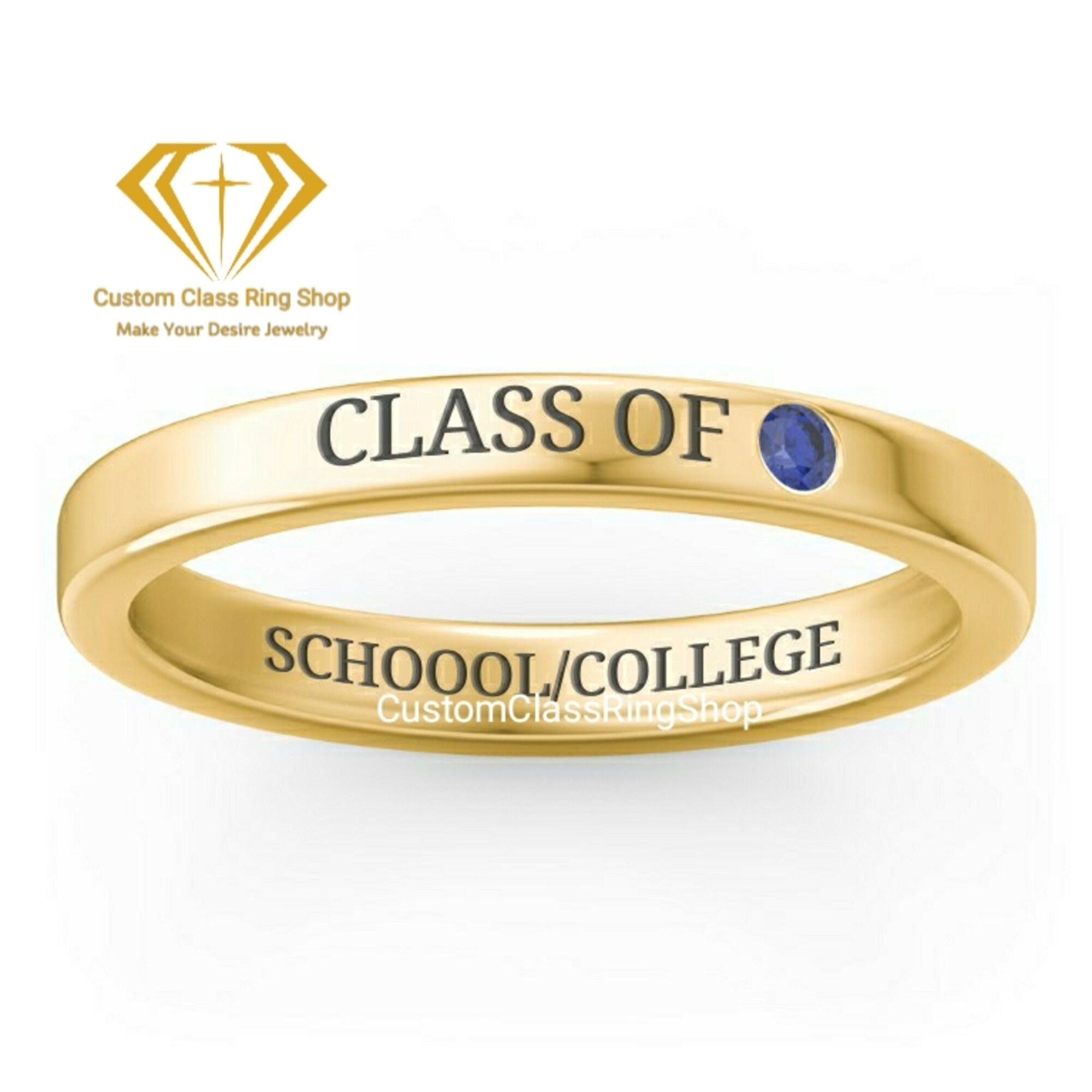 Class Ringcollege Ringcustom Class Ring College Graduation - Etsy