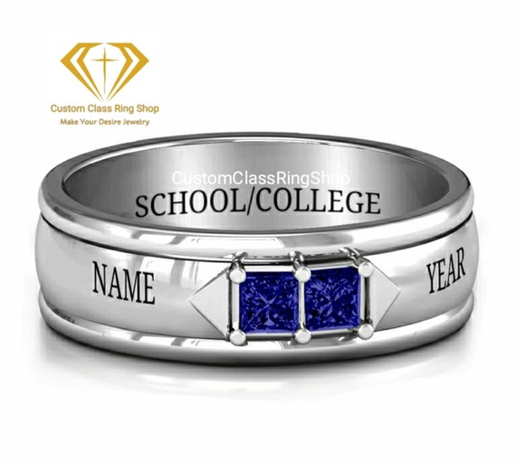 Custom Graduation Ringcollege Class Ringuniversity | Etsy