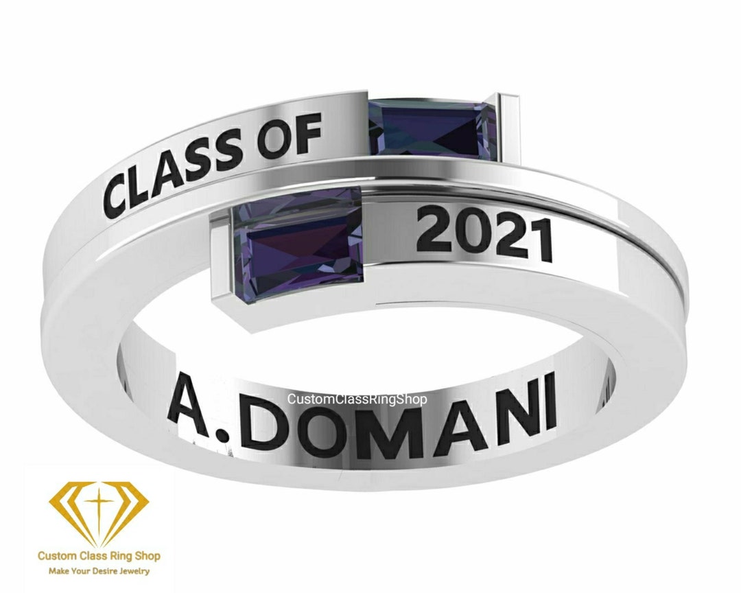 Class Ring for Woman Graduation Ring Semi-fine Jewelry - Etsy