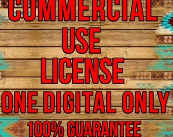 Commercial Use License ONE DIGITAL ONLY - Etsy