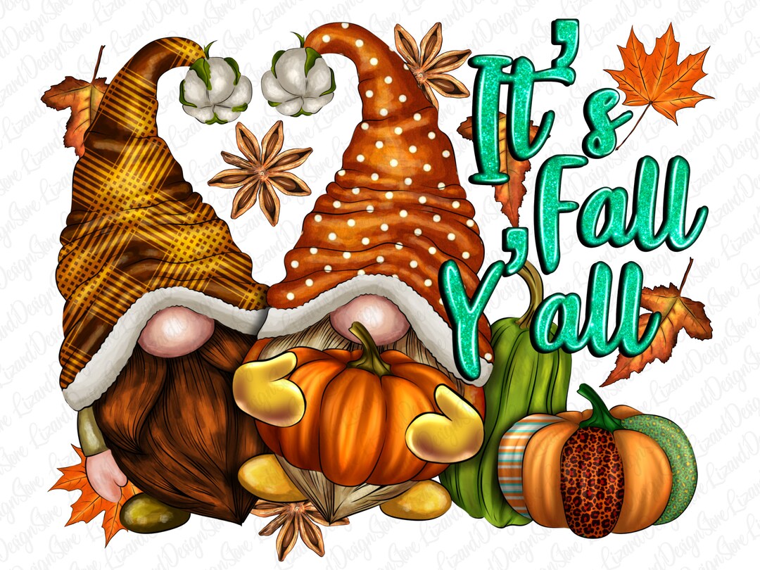 Western It's Fall Y'all Gnome Png Sublimation Design, Fall Png, Hello ...