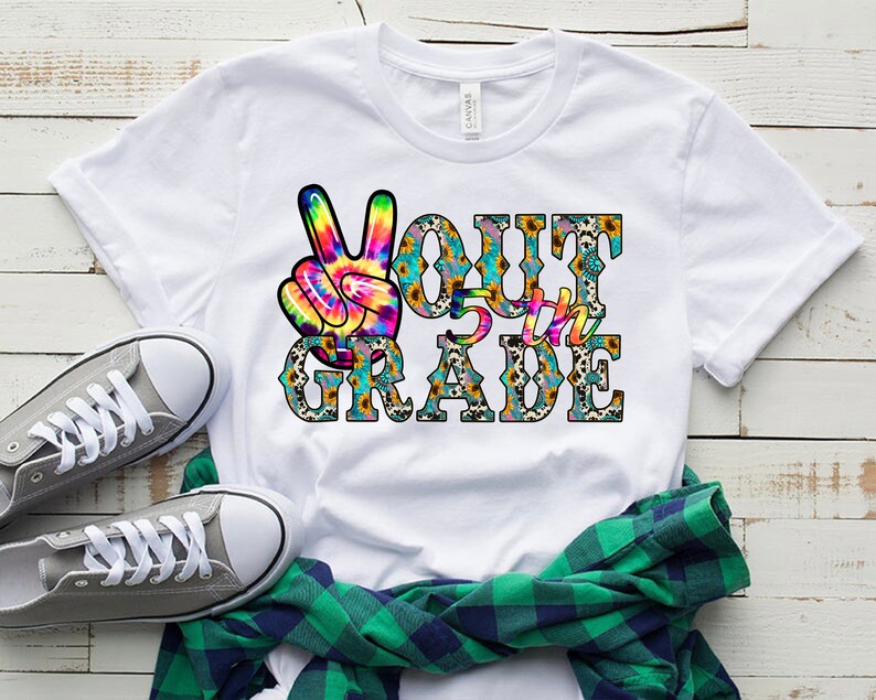 Peace Out Fifth Grade Png File Peace Png Western Pngout - Etsy