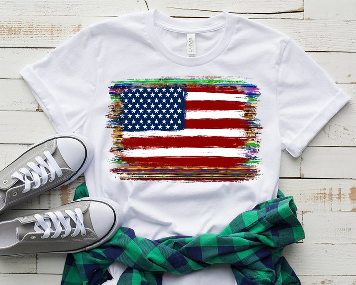 Distressed American Flag Pngusa Flag Png Sublimation Designs - Etsy