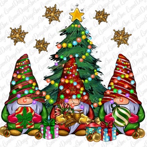 Noel Tree Christmas Gnome Png, Christmas Gnomes Png, Christmas Gnome ...