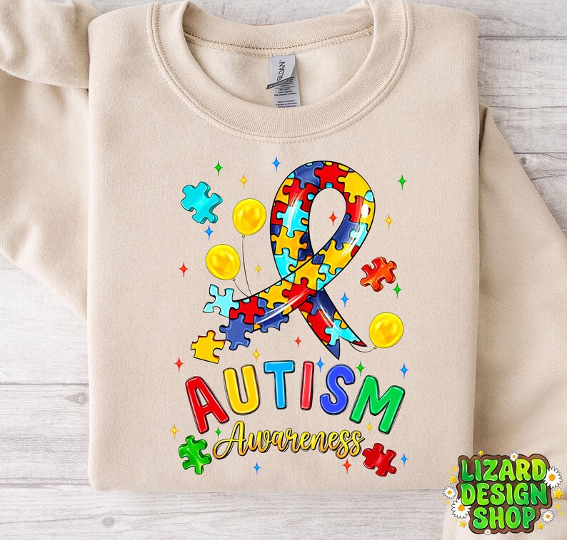 Autism Awareness Ribbon PNG, Puzzle Piece Awareness Png, Autism ...