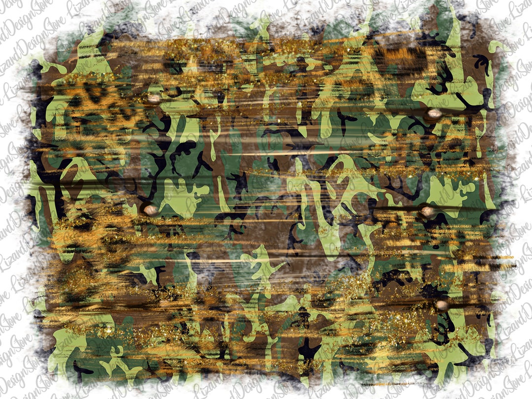 Camouflage Leopard Background PNG, Camo Frame Png, Distressed Grunge ...