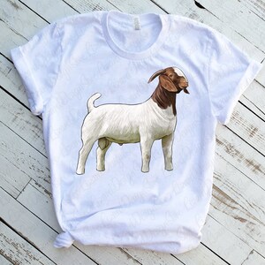Goat Png Sublimation Design,handdrawn Goat Png,animal Goat Png,boer ...