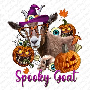 Spooky Goat Png, Halloween Goat, Halloween PNG, Halloween PNG Design ...