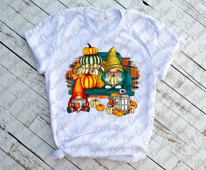 Fall Gnomes Truck Png Sublimation Design Pumpkin Png Fall - Etsy