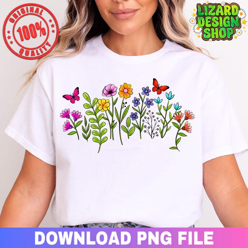 Flowers Png Sublimation Design,colorful Floral, Flowers Png,cute ...