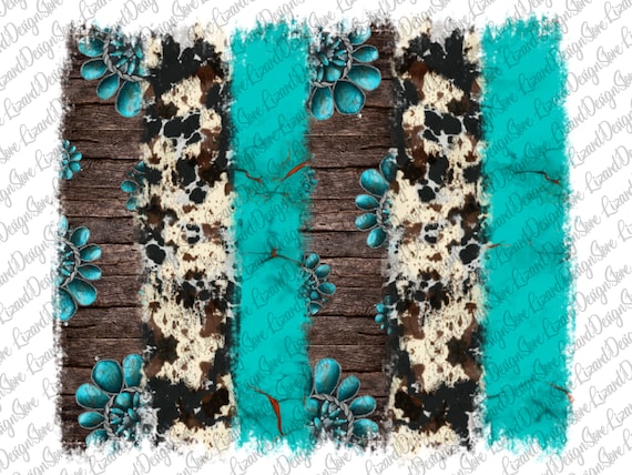 Gemstone Turquoise Cowhide Western Background Png Leopard | Etsy