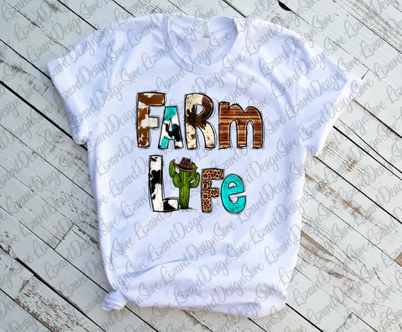 Farm Life Png Western Farm Life Png Sublimation Design - Etsy