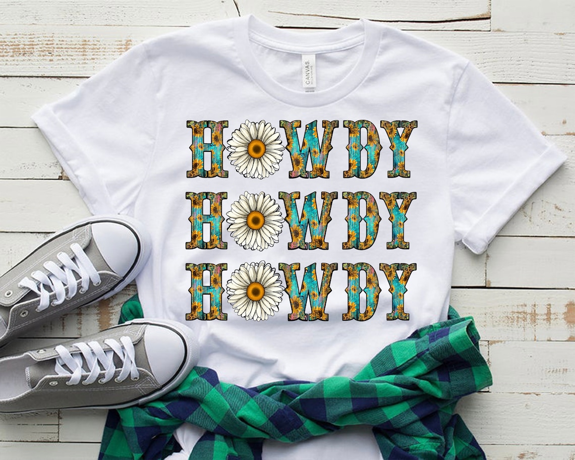 Howdy Camo Turquoise Png Howdy Png Howdy Daisy Design | Etsy