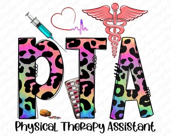 PTA Physical Therapy Assistant Png Sublimation Design Download, Western ...