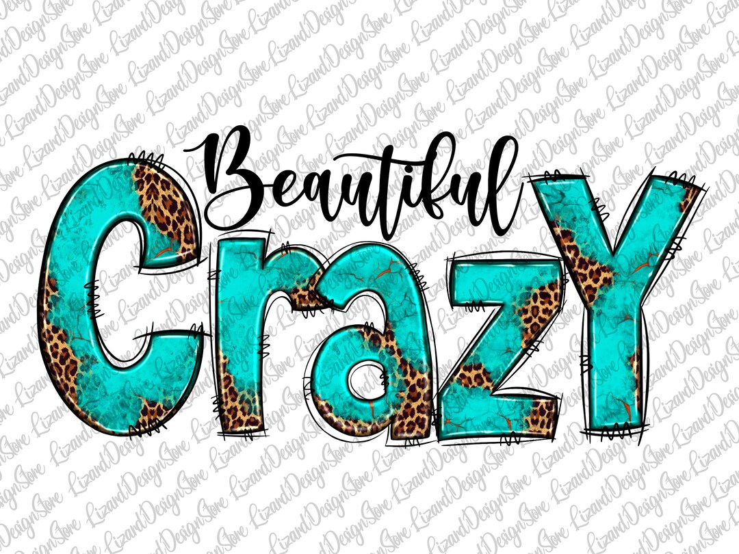 Beautiful Crazy Png, Western Design, Leopard, Turquoise Png, Beautiful ...