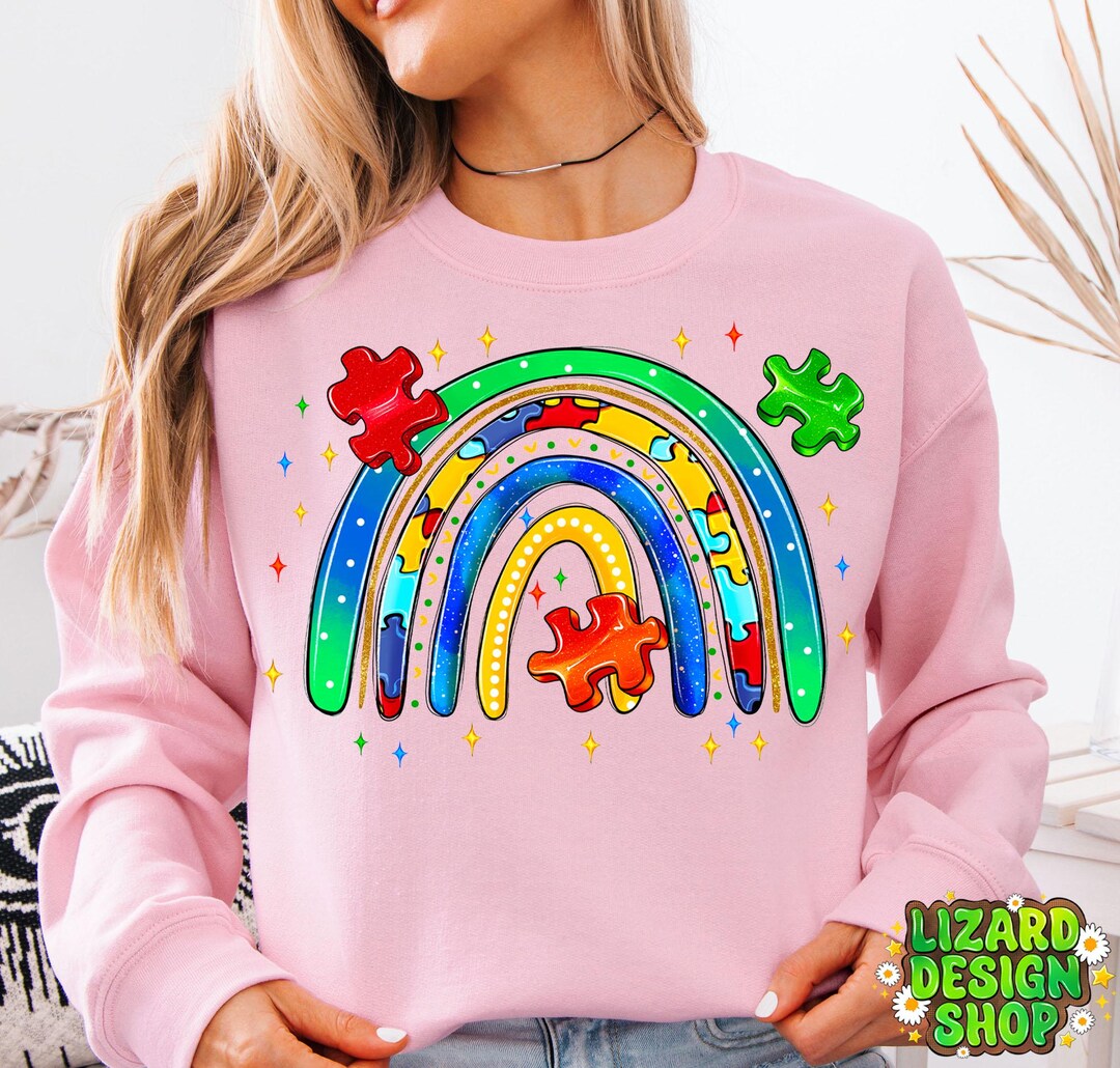 Autism Rainbow Png, Autism Awareness Rainbow PNG, Infinity Symbol Heart ...