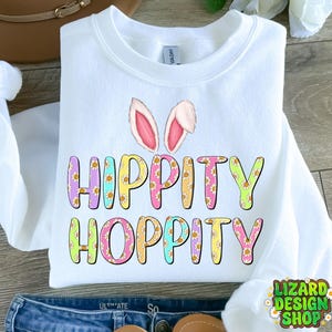 Hippity Hoppity PNG, Easter Bunny Sublimation, Spring Carrot Clipart ...