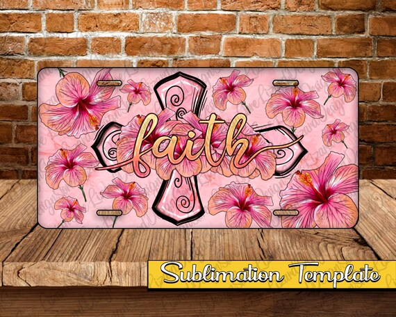 Faith License Plate Pngjesus License Plate Pngfaith License - Etsy