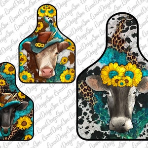 Western Cow Show Tag Png, Cow Tag Cowhide, Cow Bundle Png, Sublimation ...