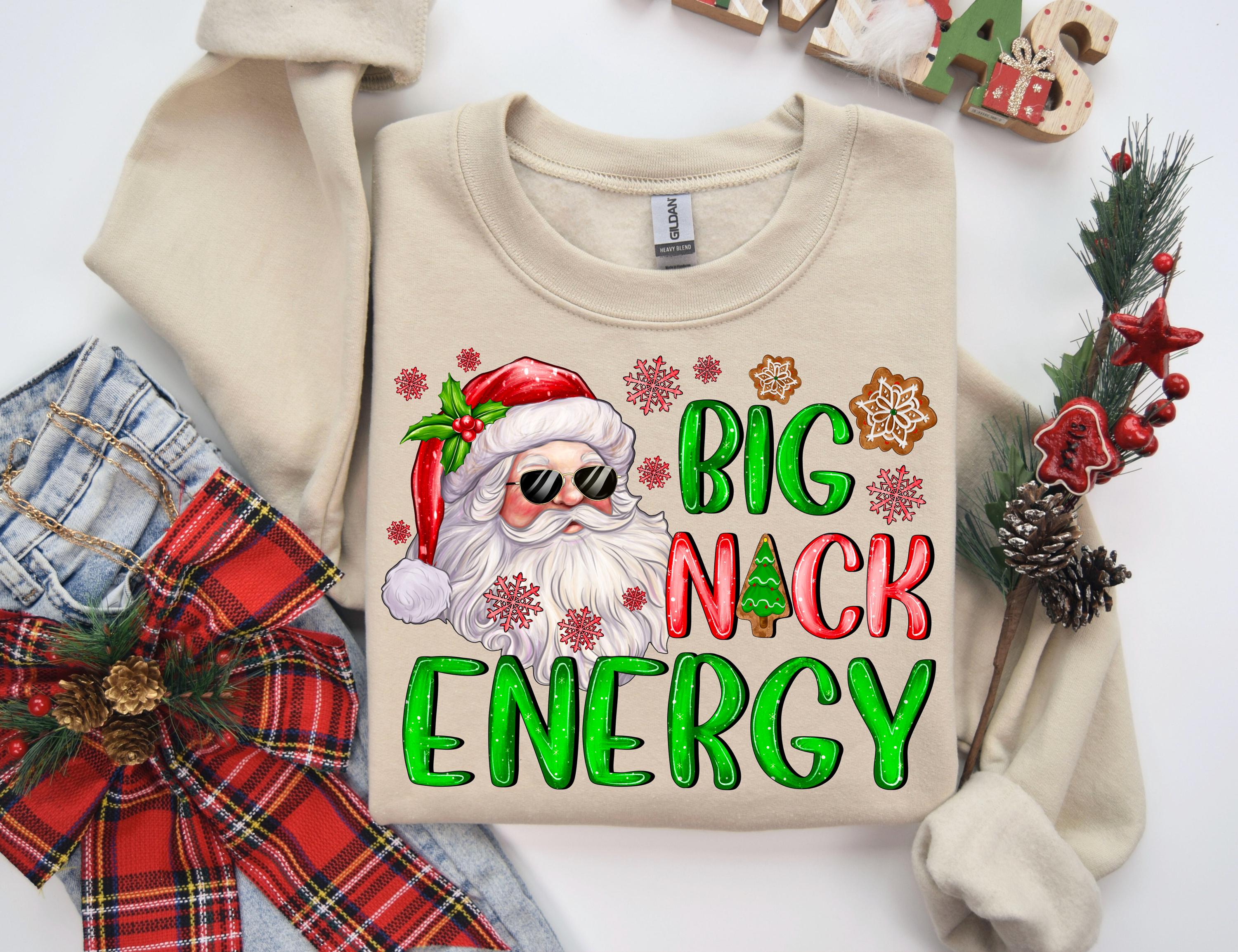 Big Nick Energy Png, Funny Santa Png, Trendy Xmas Png, Christmas Png ...