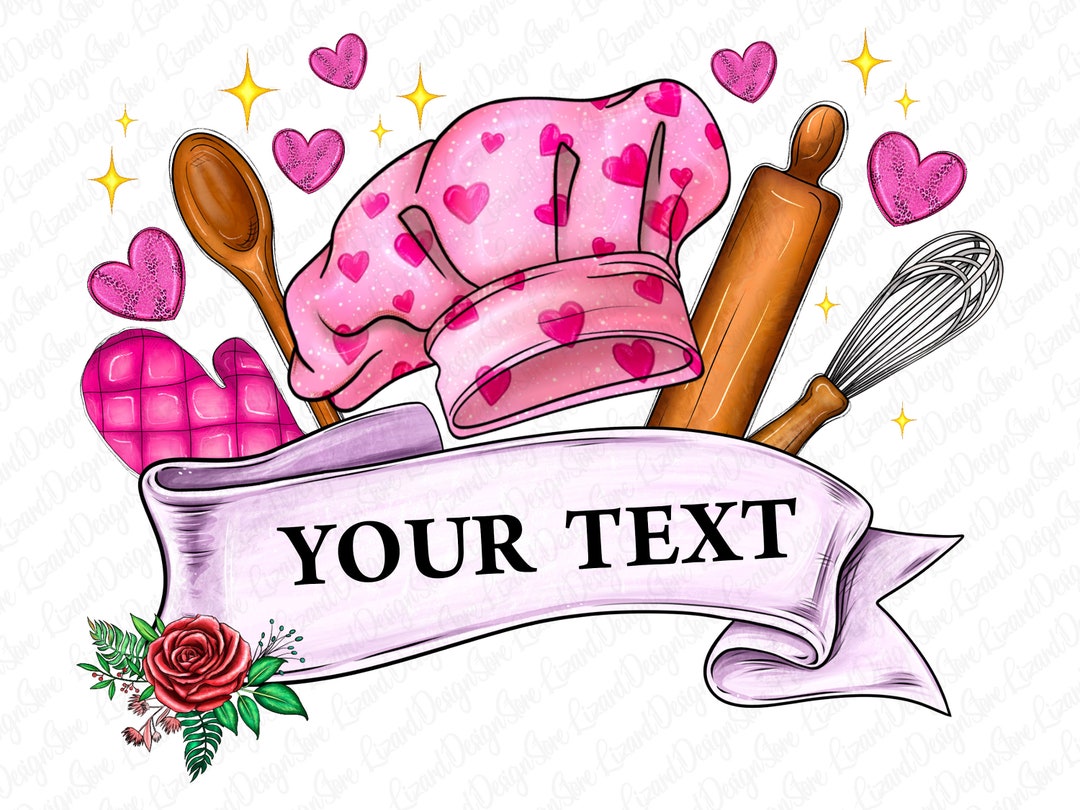 Personalized Chef Tools Png Sublimation Design Download, Kitchen Png ...