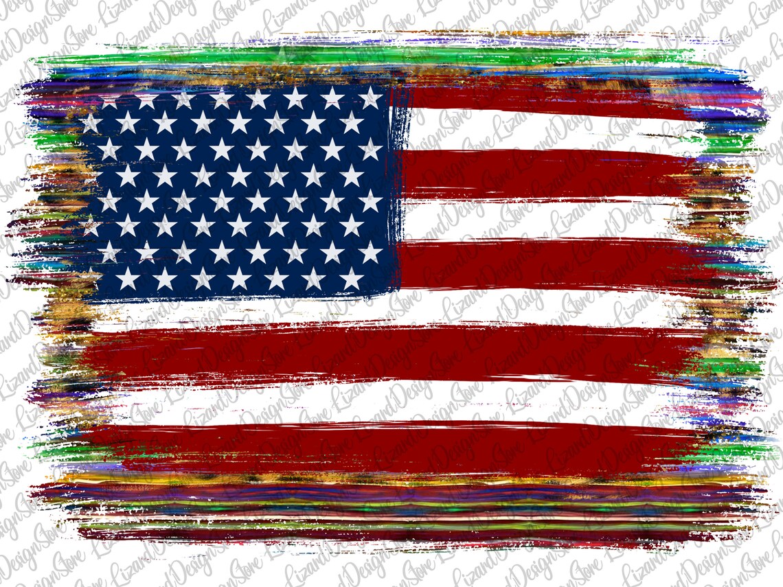 Distressed American Flag Pngusa Flag Png Sublimation Designs - Etsy